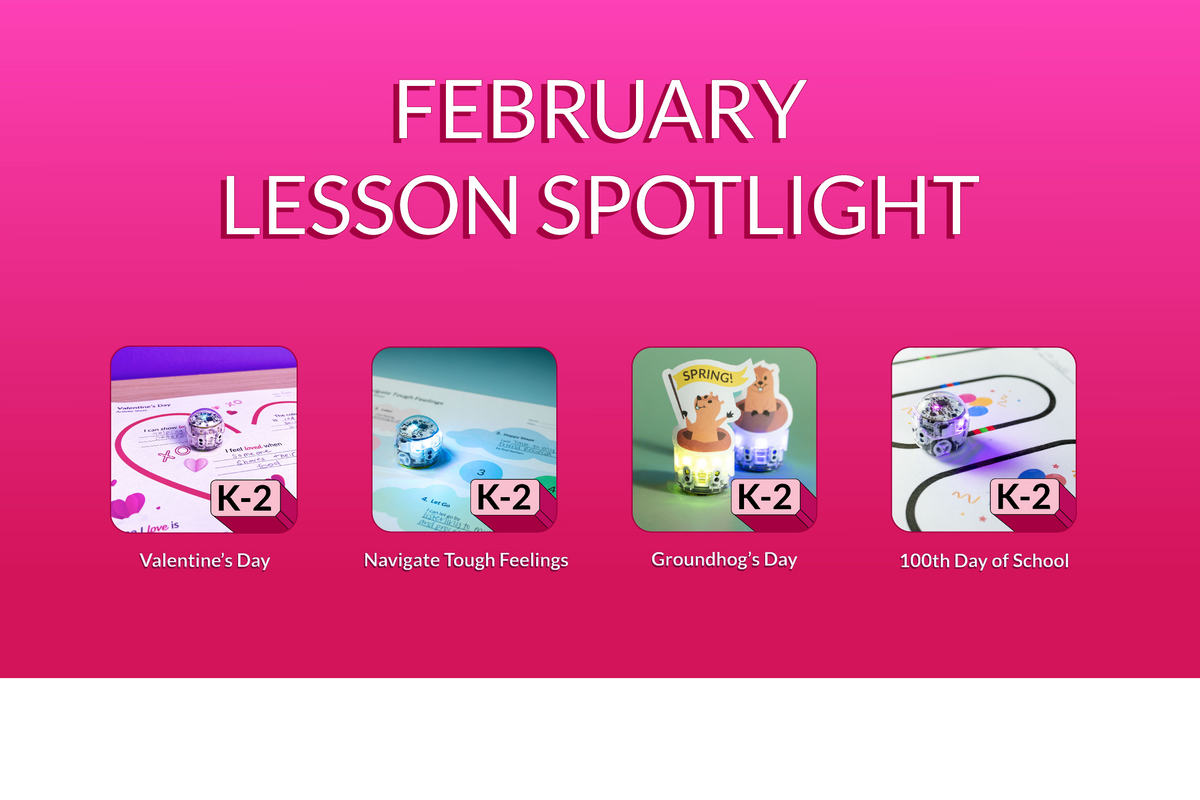 February Lesson Spotlight 2024: Grade-Level Activities for K-5 | Ozobot